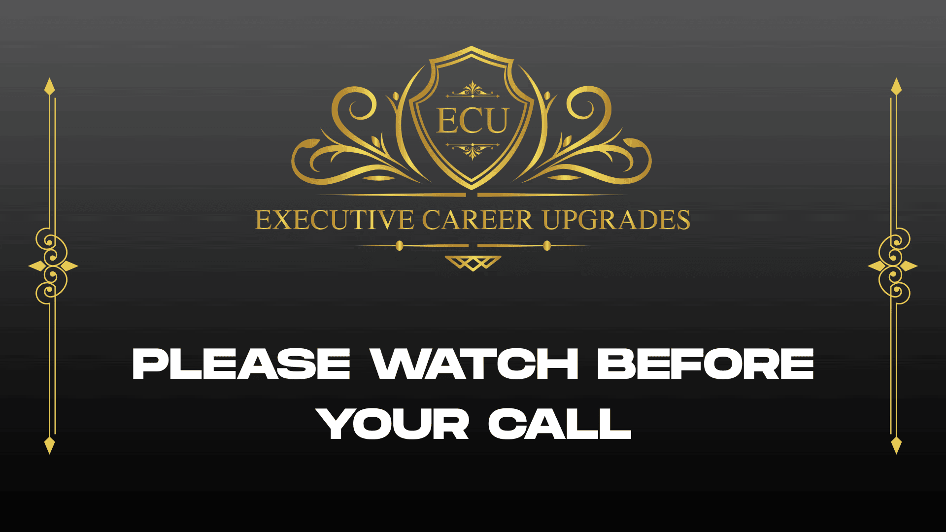 Executive Career Upgrades - Call Confirmation